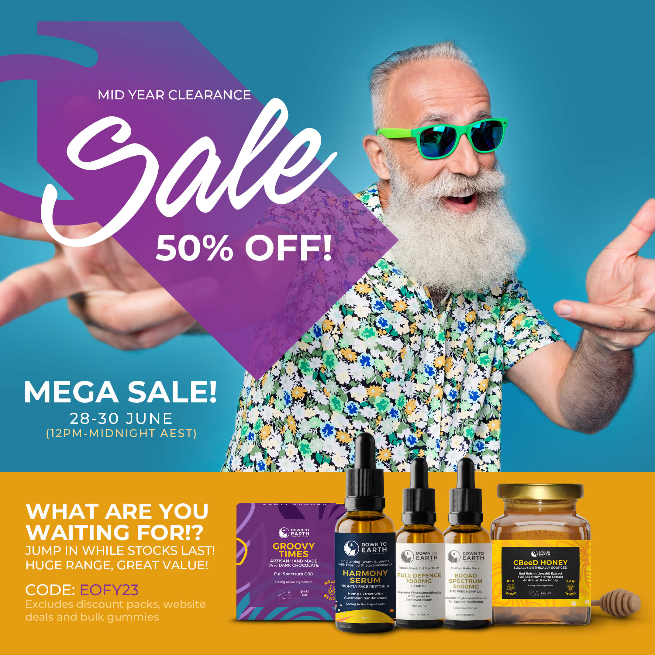 Organic Sale - Down To Earth Primitive Extracts